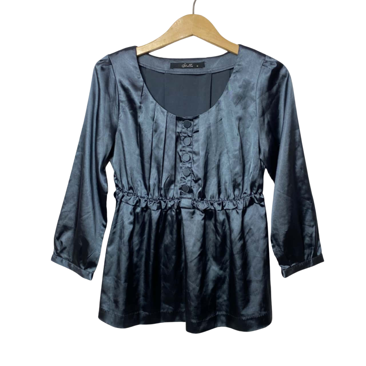 Women’s Stella Size 12 Metallic Grey Top