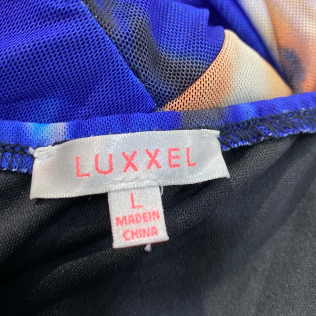 Luxxel Womens Size L Bodycon Dress Multicoloured (s)