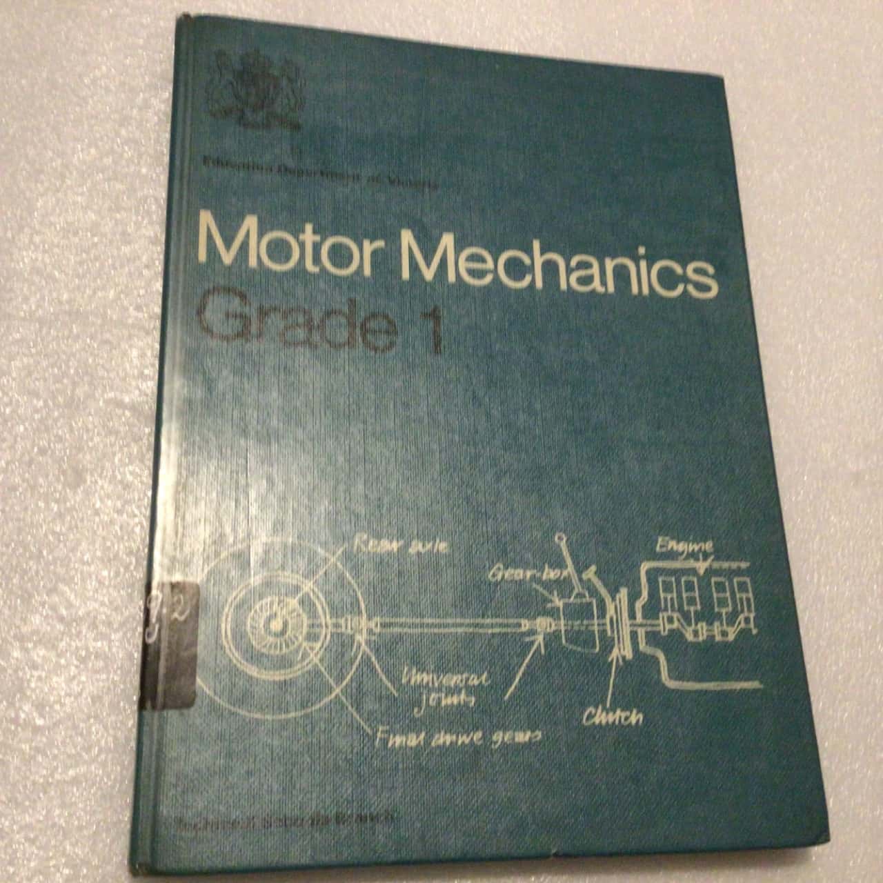 Vintage 1968 Motor Mechanics Grade 1 H/C Ex Library Book -SE1691672(s)
