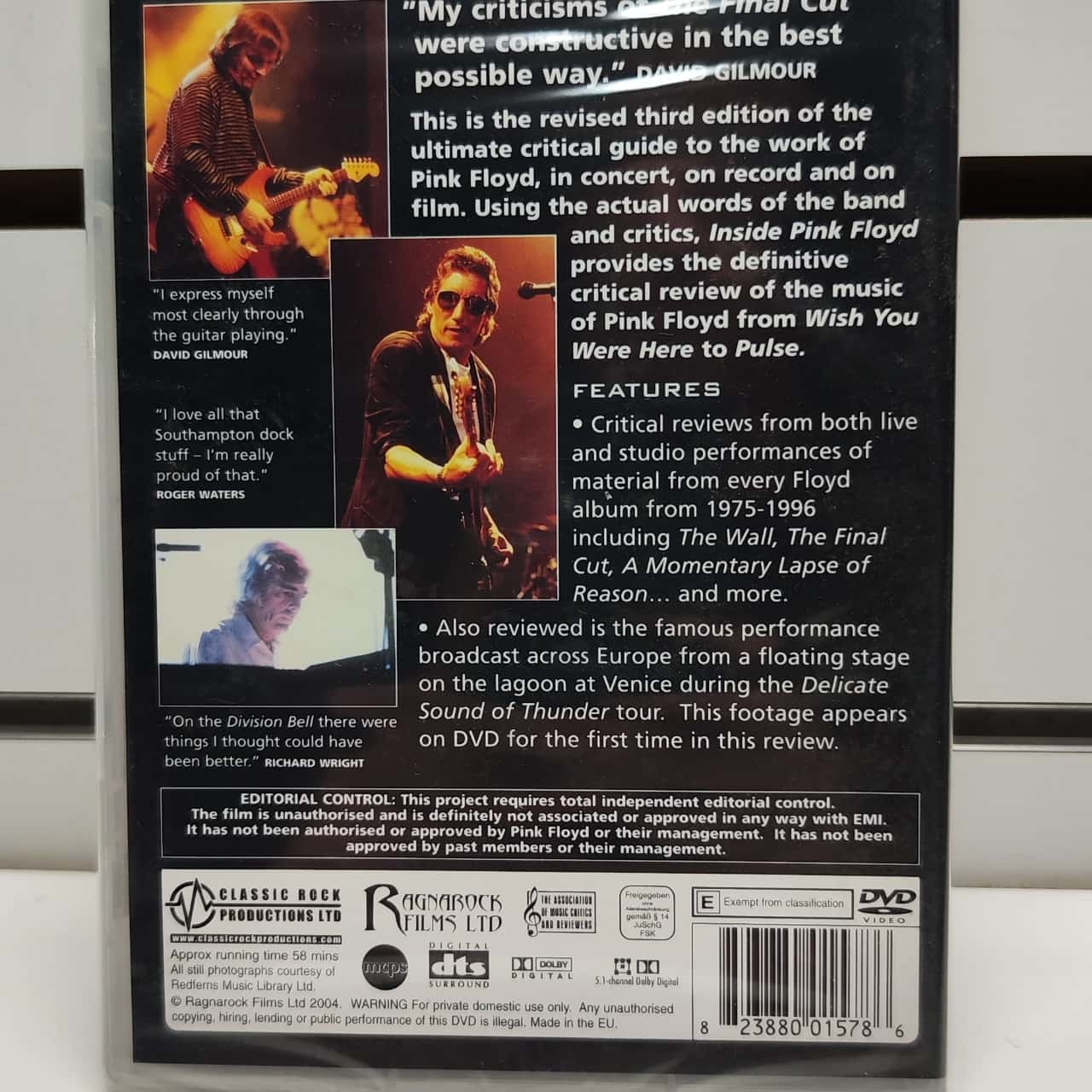 Inside Pink Floyd a critical review DVD(s)