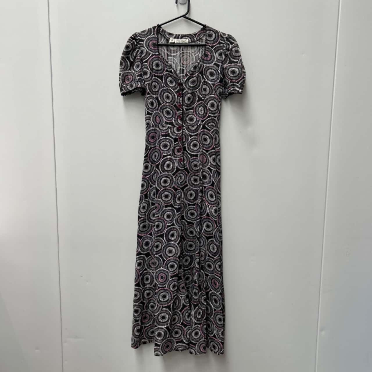 Peace Angel Size M Floral Maxi Dress with Tie back