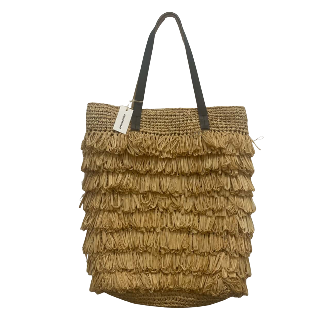 Country Road Raffia Fringe Tote Bag(s)