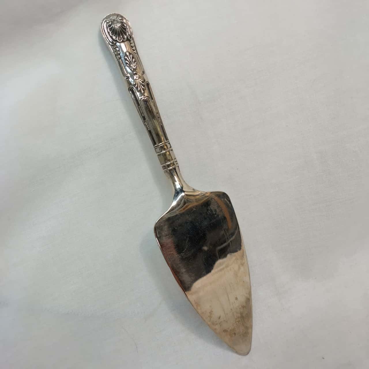 1930's Silver Cake Server / Spatula, Maxwell, Made In England(s)