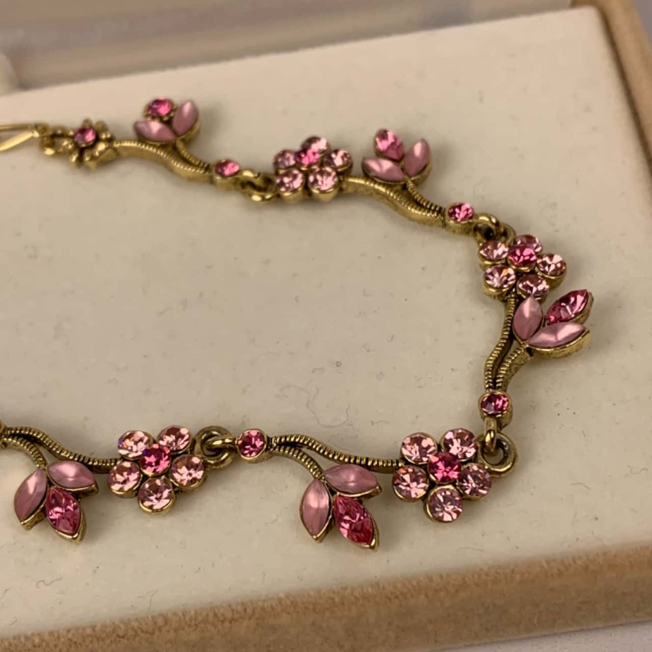 Manhattan Collections By Focus Womens Necklace Gold / Pink In ...