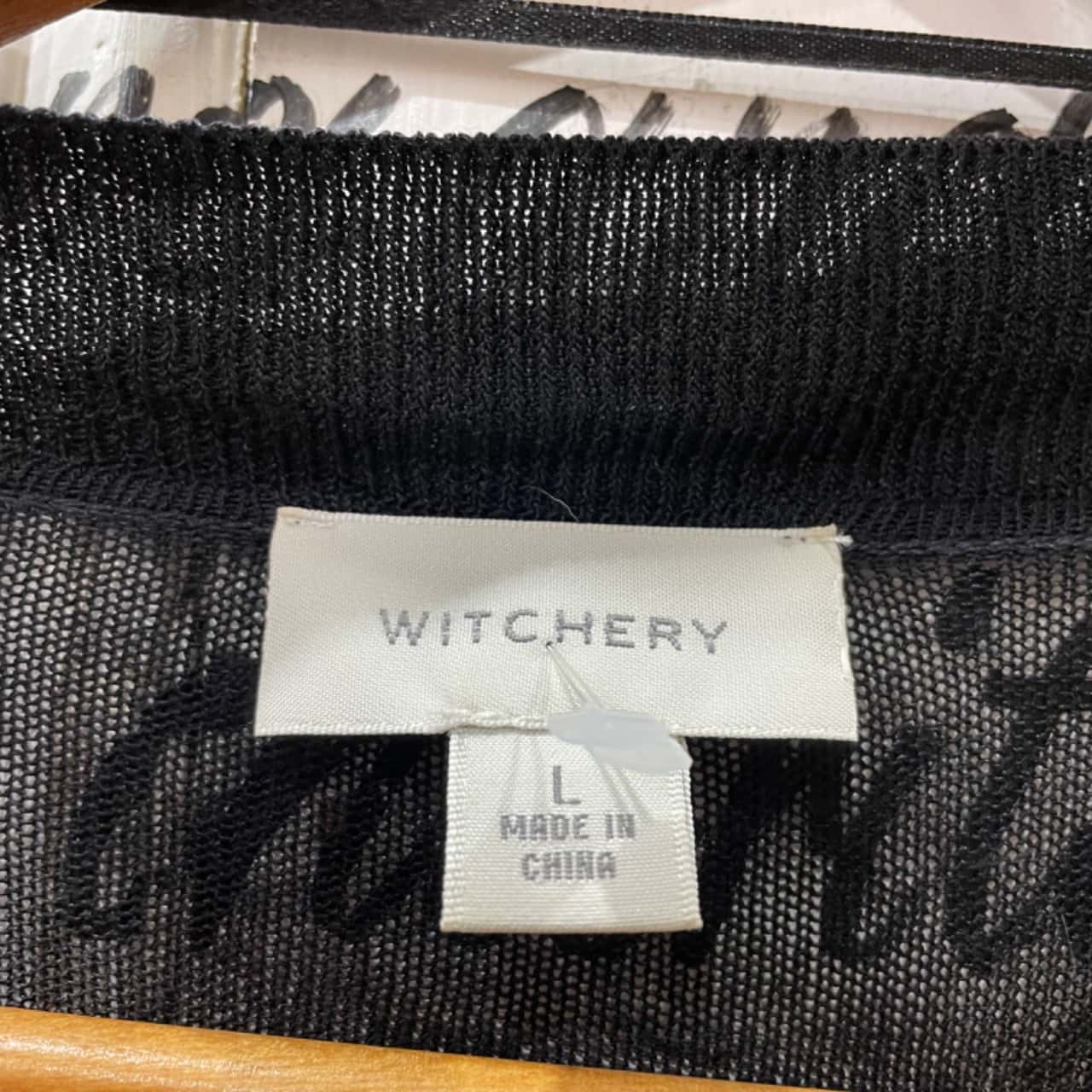 WITCHERY BRAND!! STUNNING WATERFALL COLLAR SHEER CARDIGAN!! Witchery ...