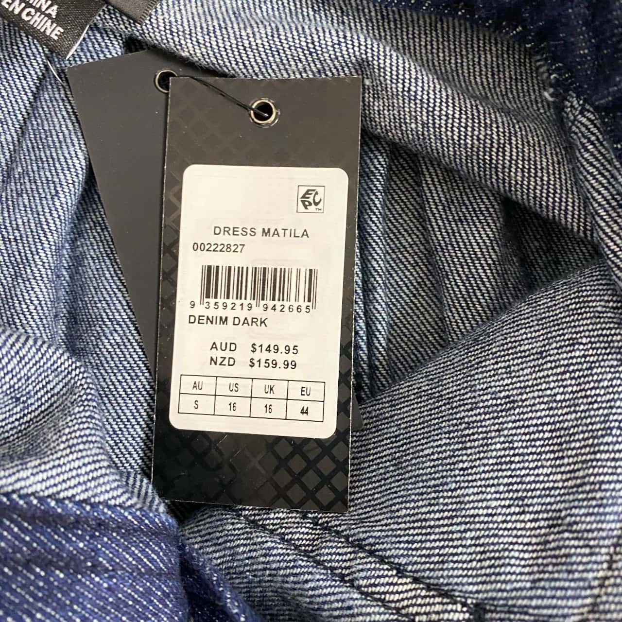 City Chic Womens Size S Matilda Denim Dress