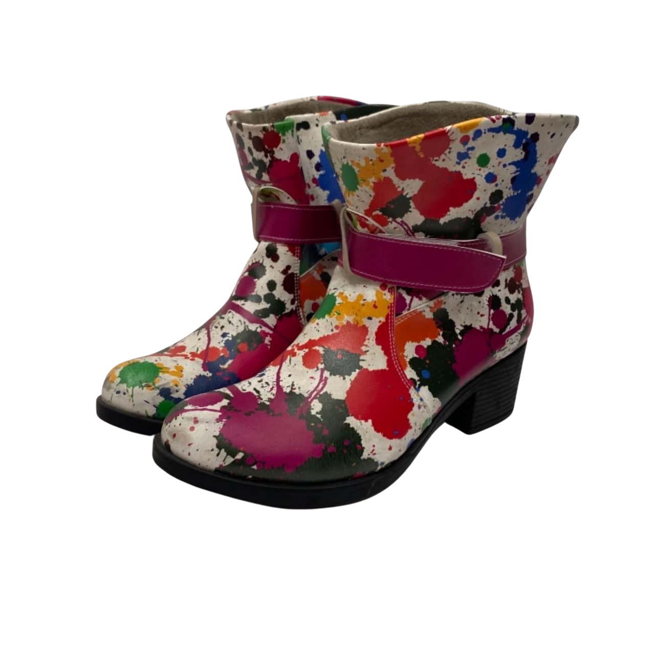 **REDUCED** Women’s Rainbow Statement Multicoloured Paint Splatter ...