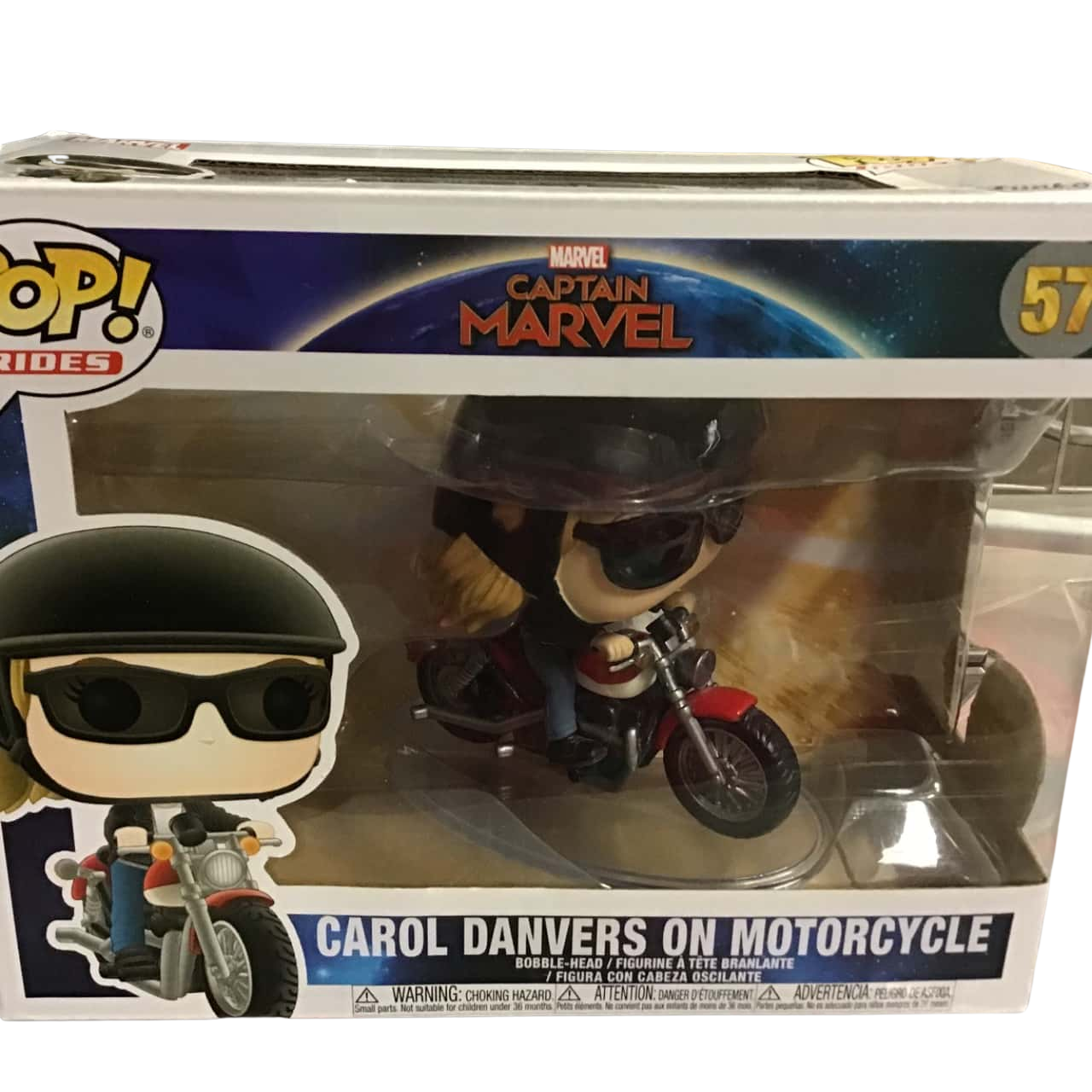 Carol Danvers on motorcycle Bobble Head