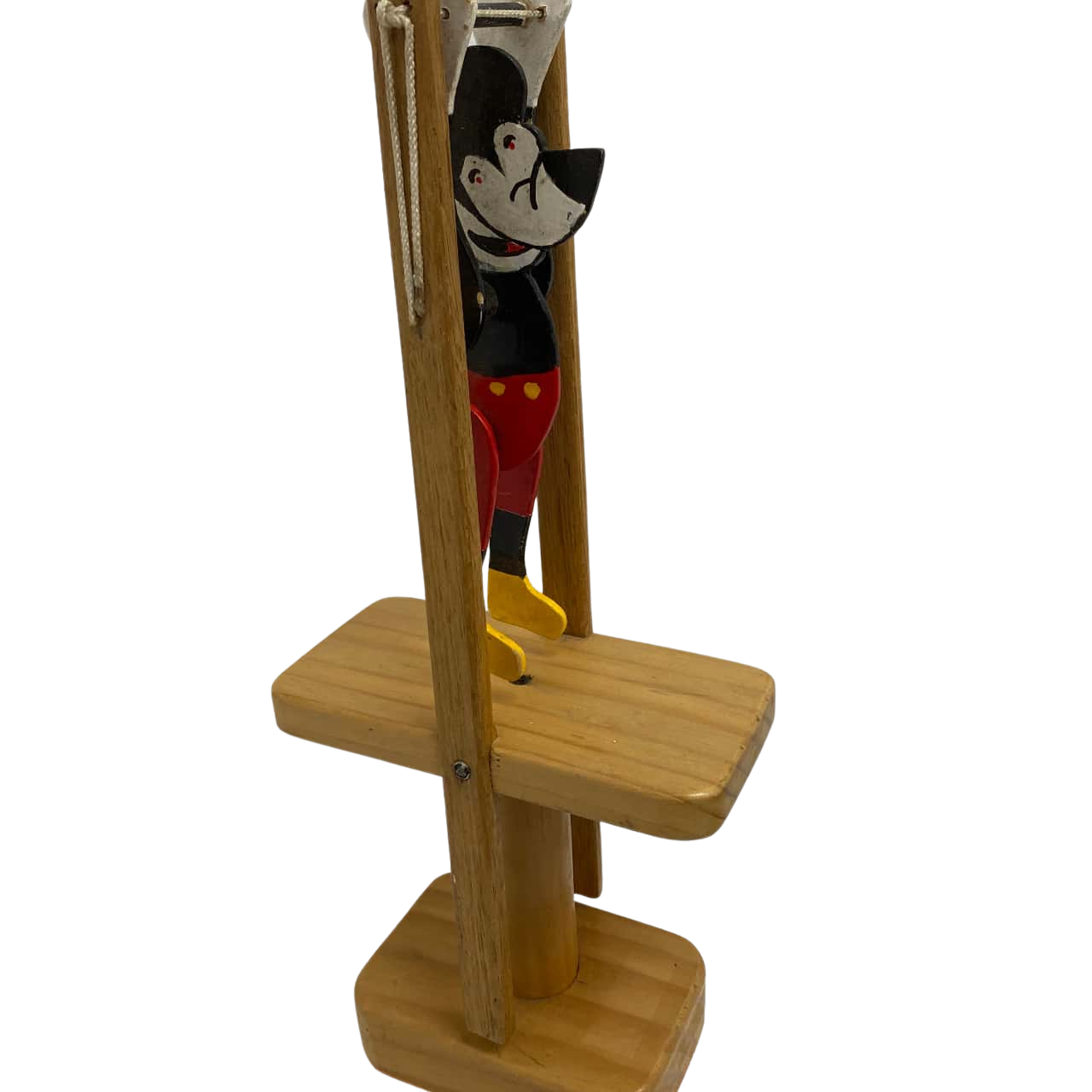 Vintage Wooden Mickey Mouse Acrobat Squeeze Toy Mouse (s) - Used Good ...