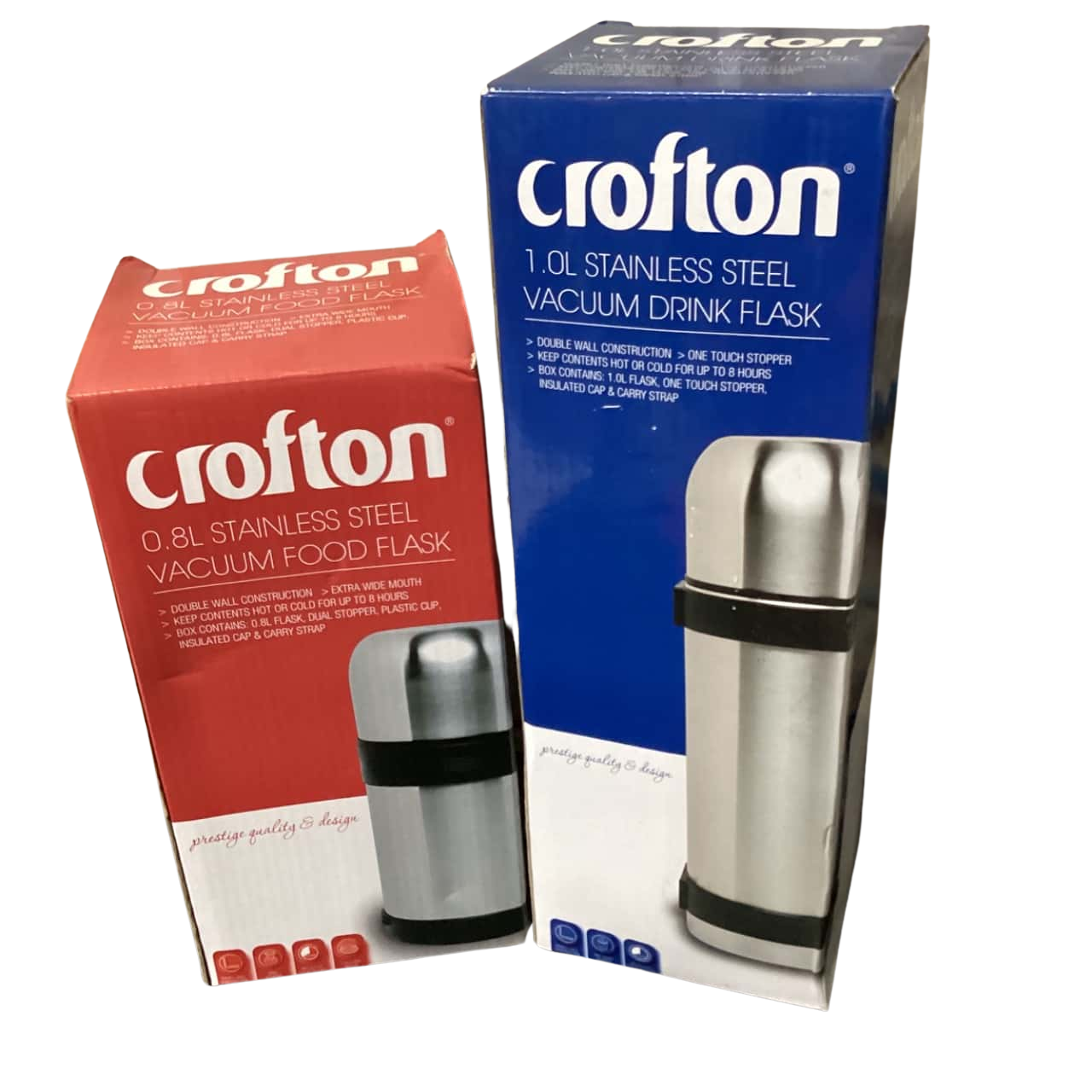 Crofton Vacuum Food Flask & Crofton 1.0L Drink Flask