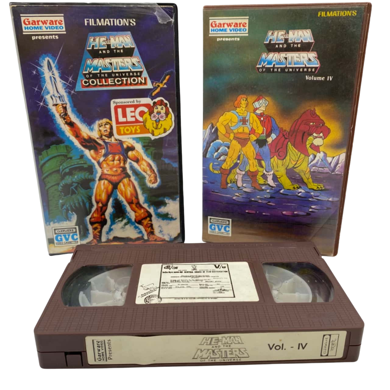 2 x Vintage 1980s Masters Of The Universe VHS Tapes Indian Release(s)