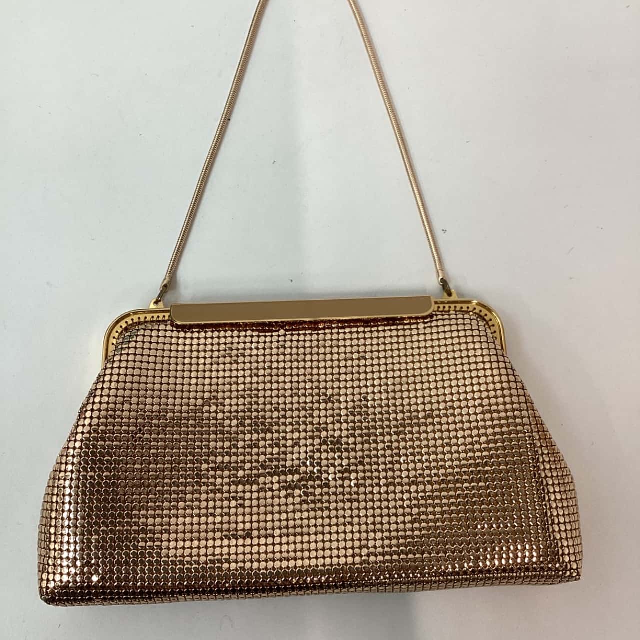 Glomesh Womens Gold hand bag(s)