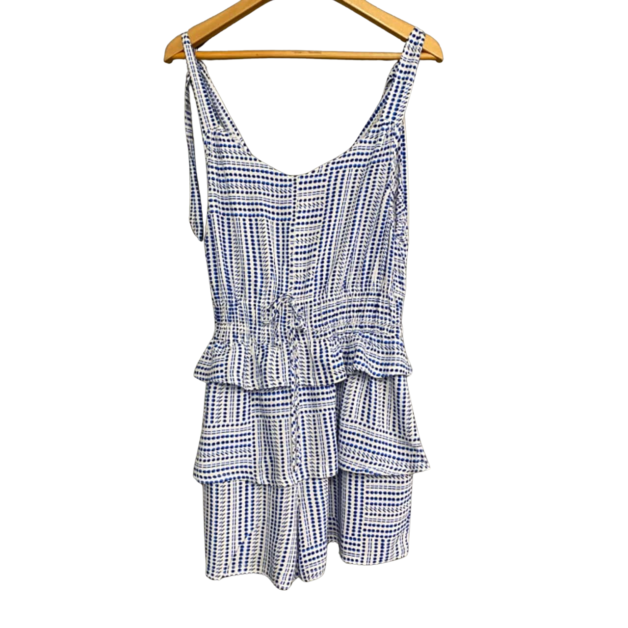 Witchery Girl Kids Size 10 Size Playsuit Blue / White (s)