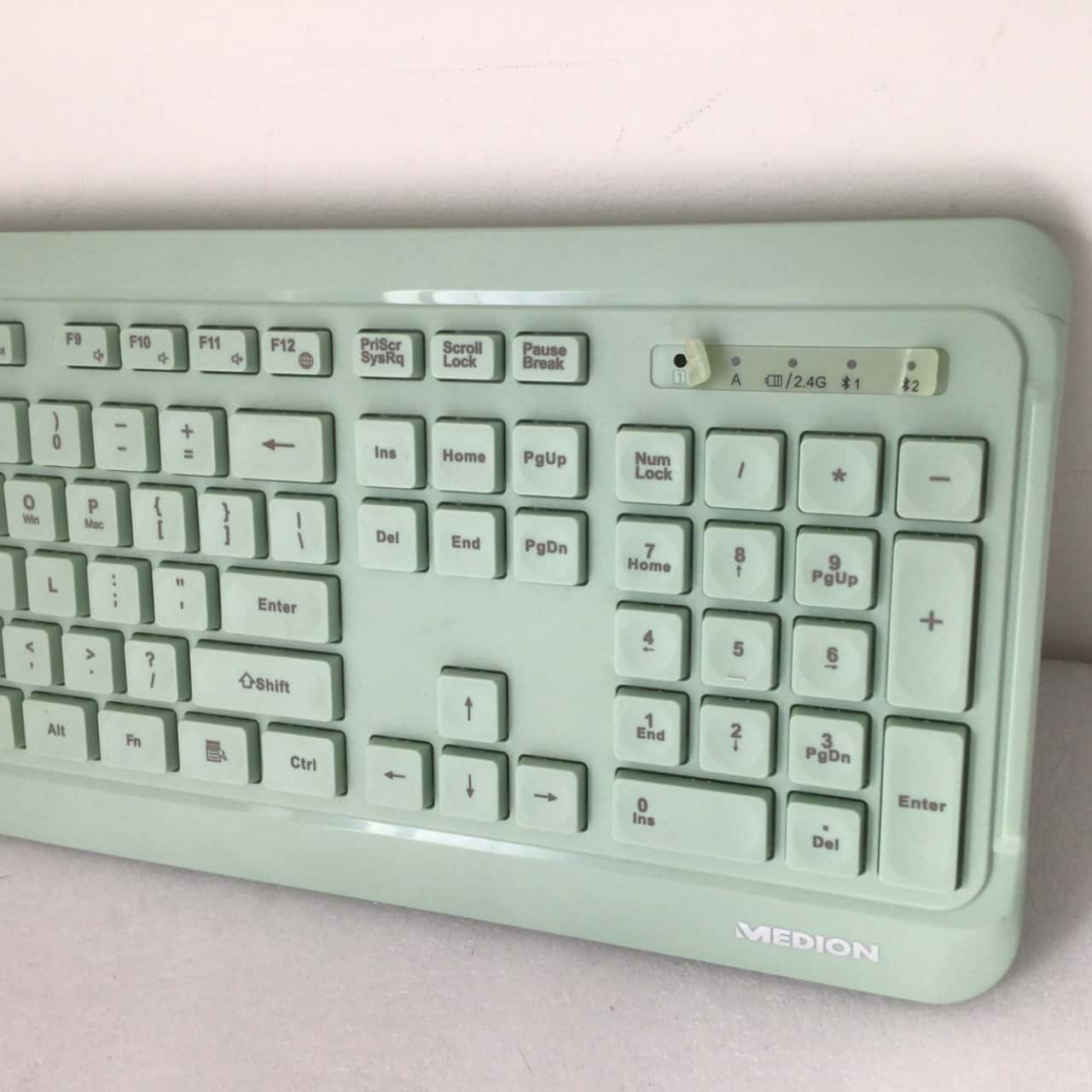 Mint Green Medion Wireless Keyboard With mouse