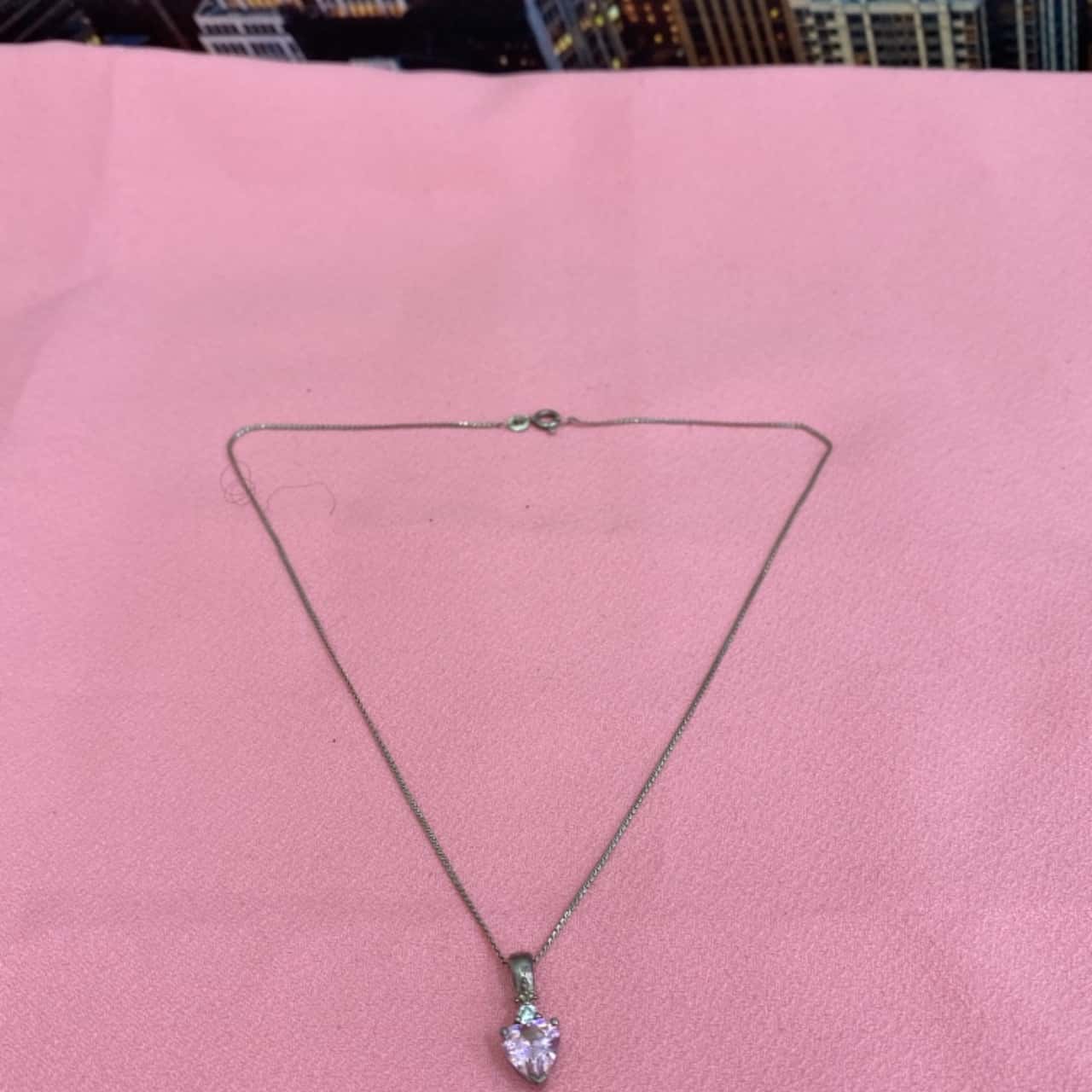 Womens Necklaces / Pendant Pink / Silver 925(s)