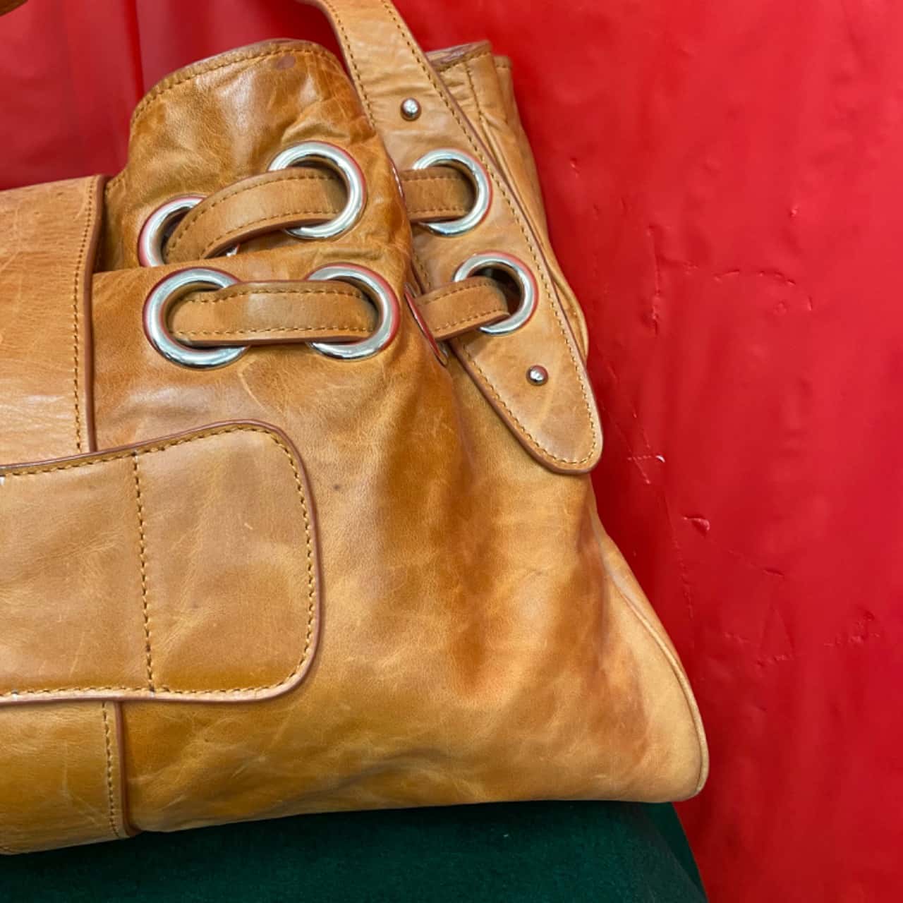 Jimmy Choo Ramona Tan Womens Hobo Shoulder Bag (s)