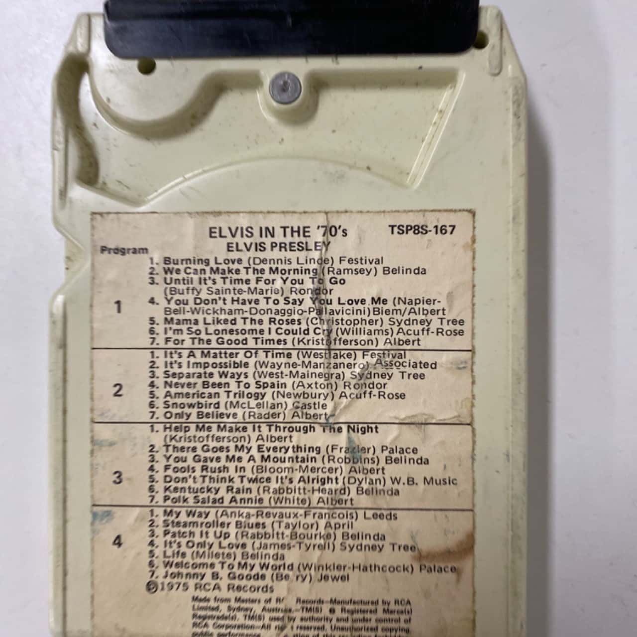 Elvis in the 70s 8 track(s)