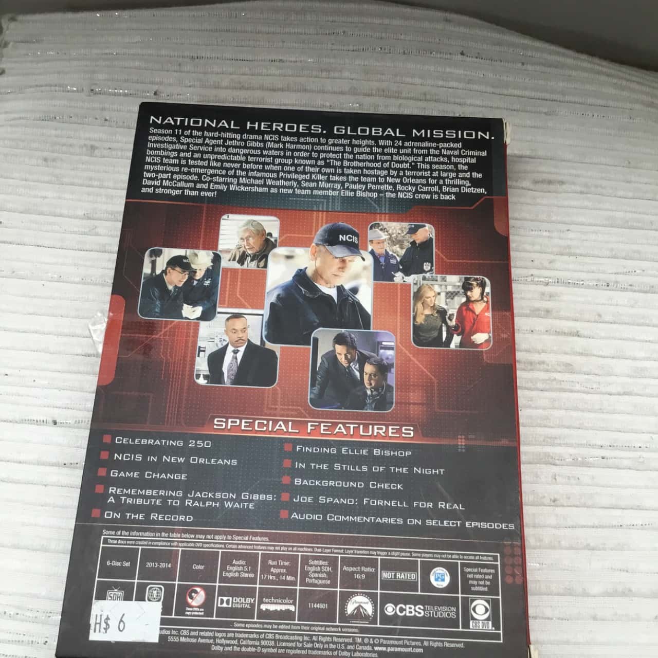 NCIS The Eleventh Season box DVDS