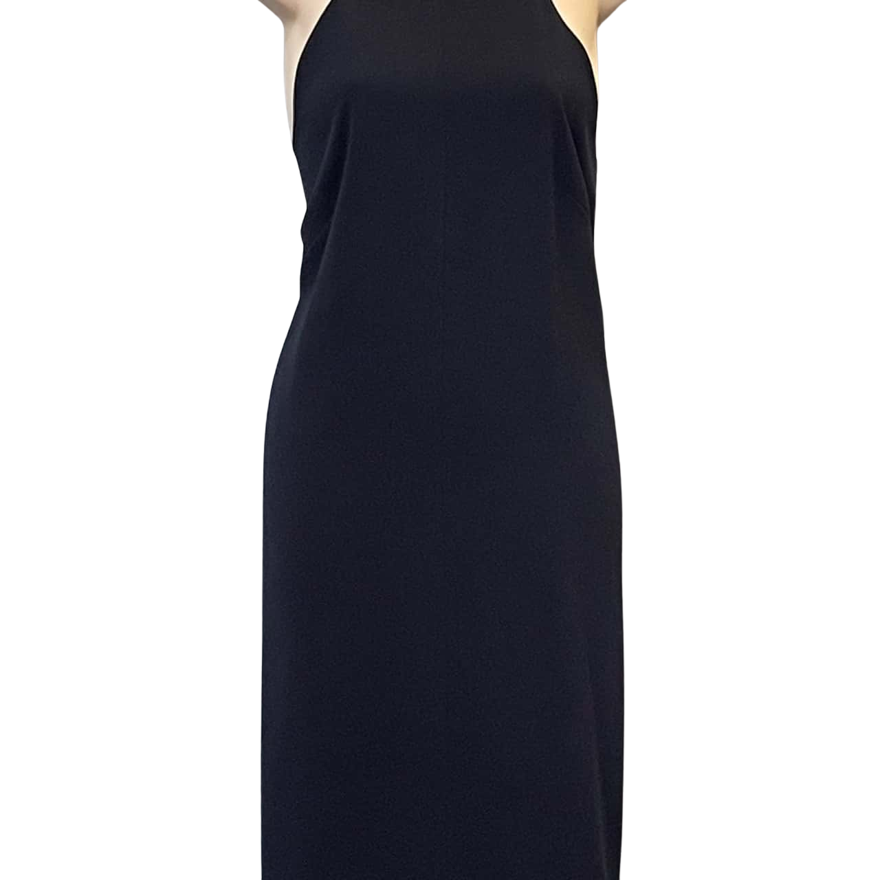 Veronika Maine Womens Size 12 Formal Dress / Mini Dress Navy Blue (s)