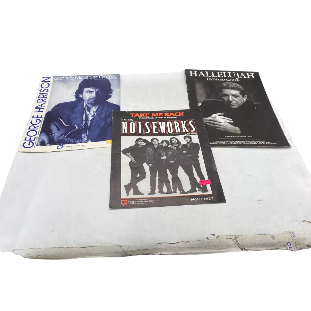 Music Sheets for 3 Big Name Hits Noiseworks, Leonard Cohen & George ...