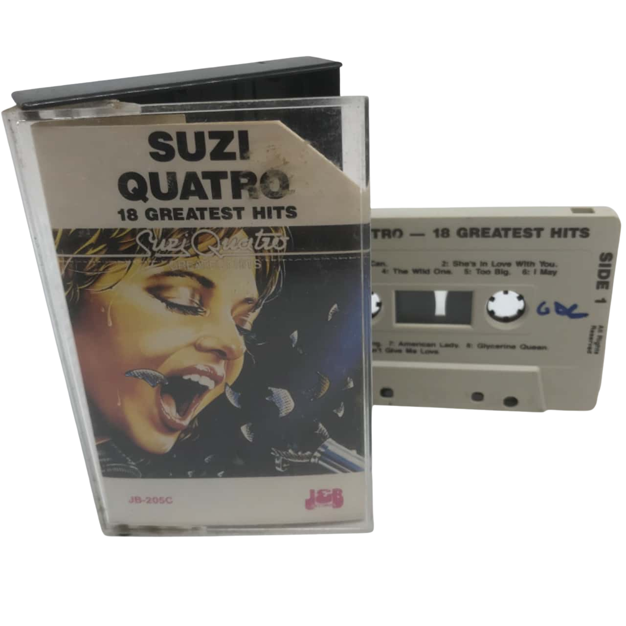 Vintage Suzi Quatro 18 Greatest Hits Cassette