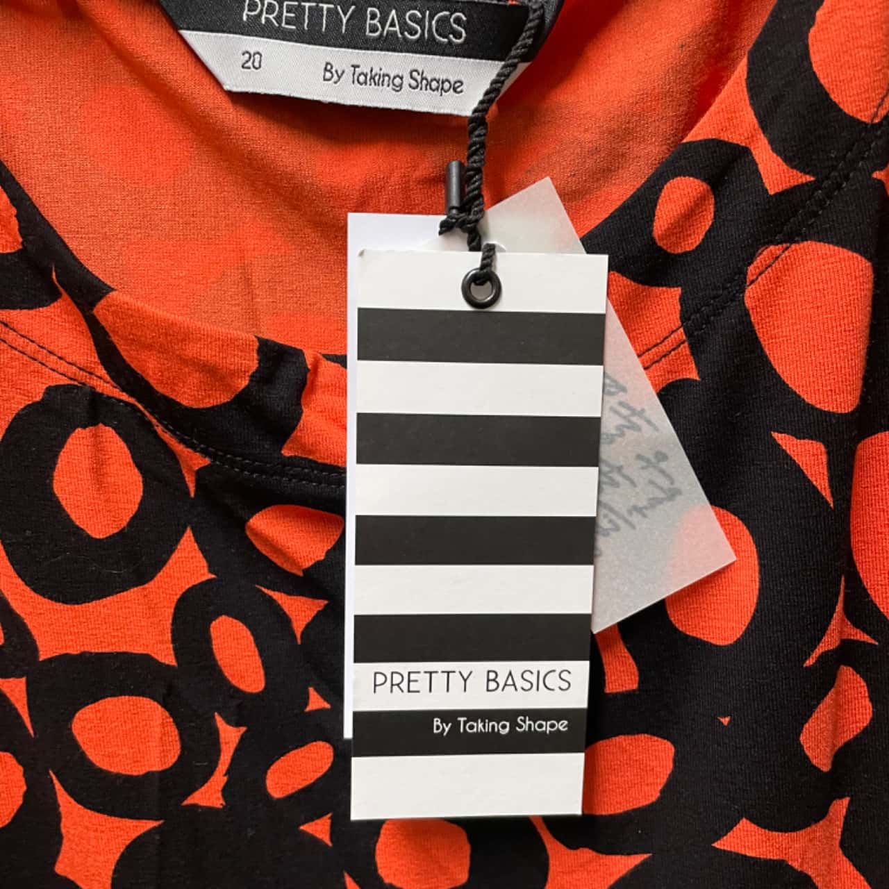 Taking Shape Womens Size 20 Black / Burnt Orange