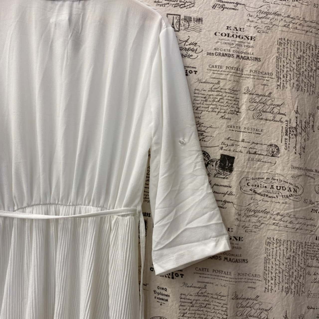 Boohoo Womens Size 16 Midi Dress White (s)