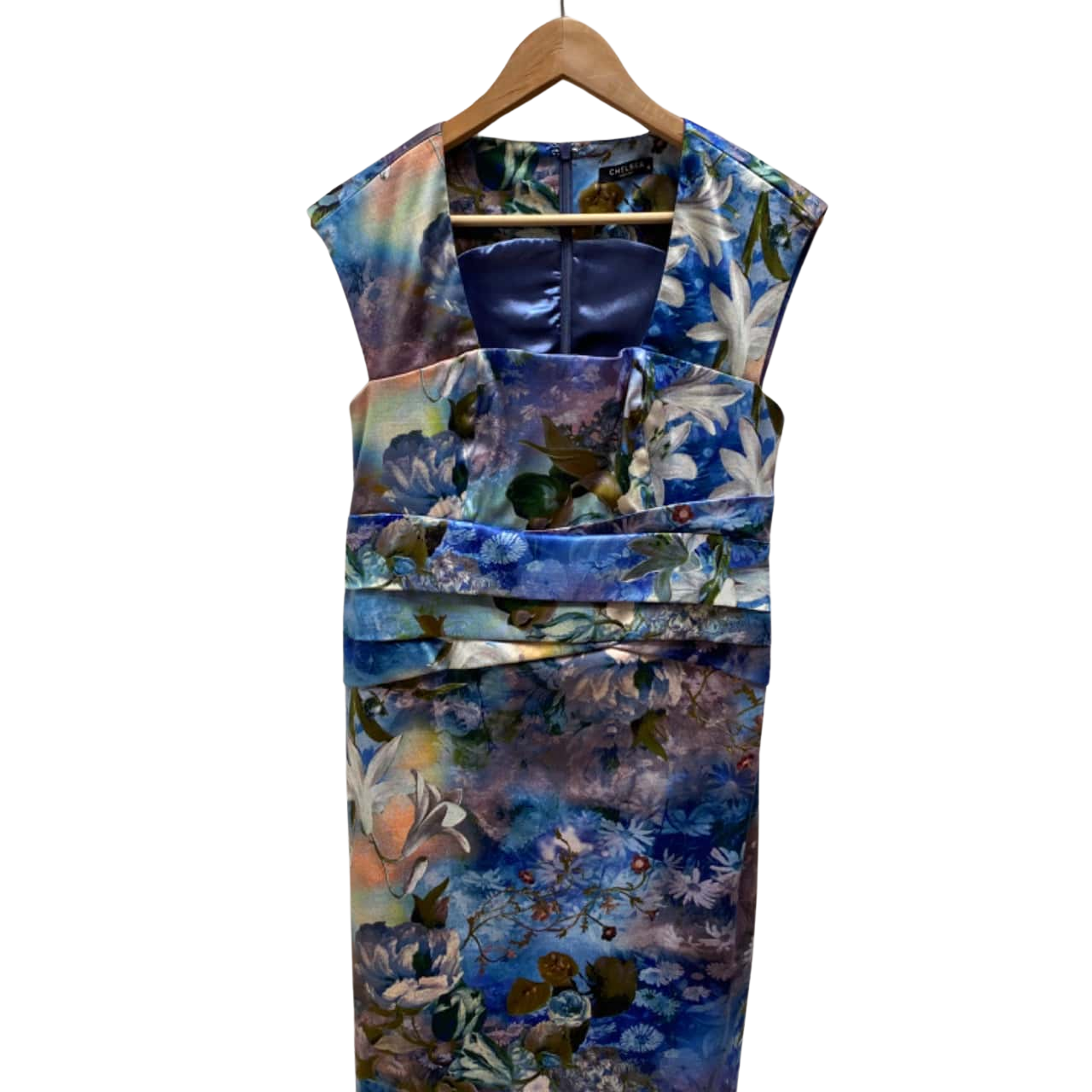 Chelsea Design Womens Multicoloured Floral Dress