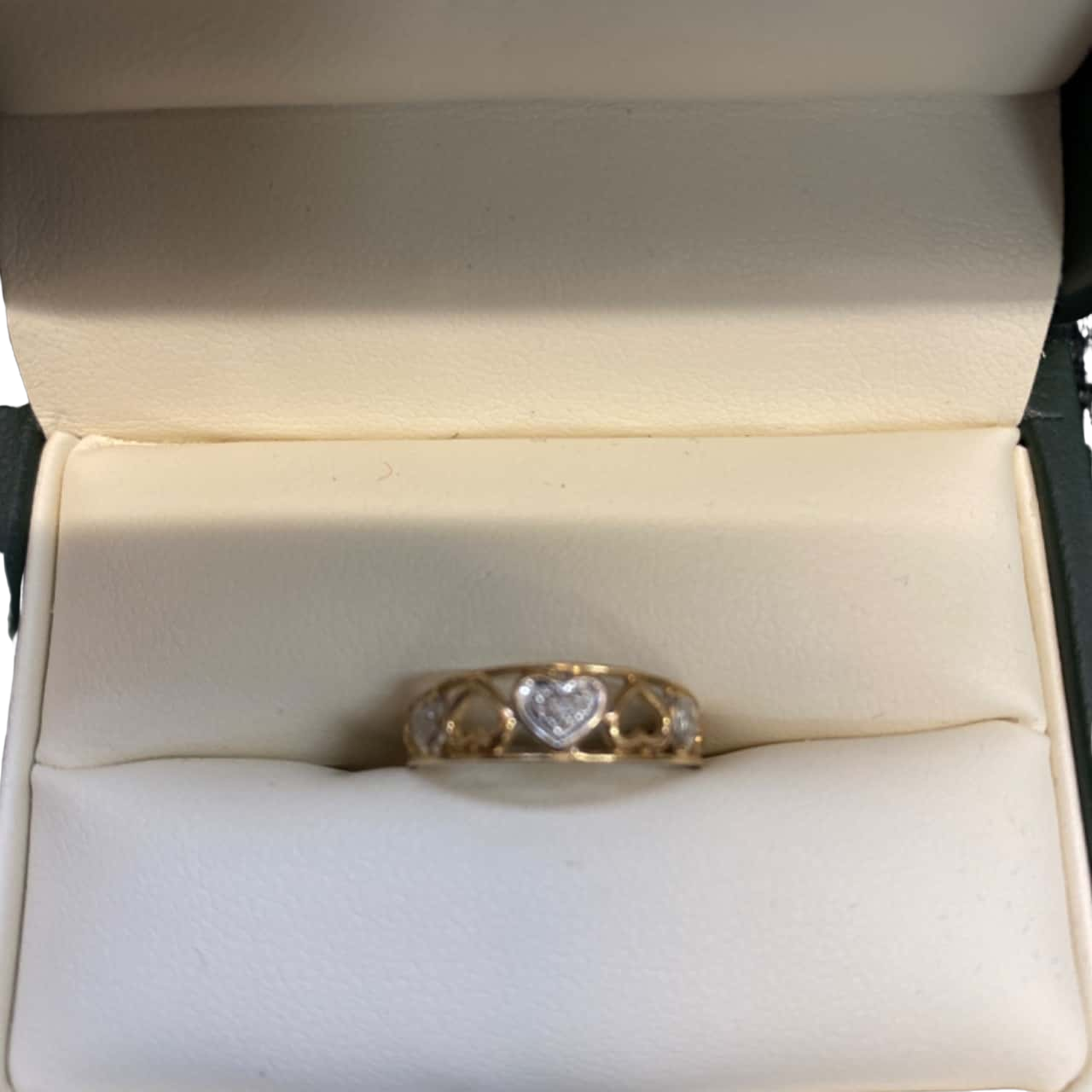 Womens Stamped 375 Gold Pinky ring (s)