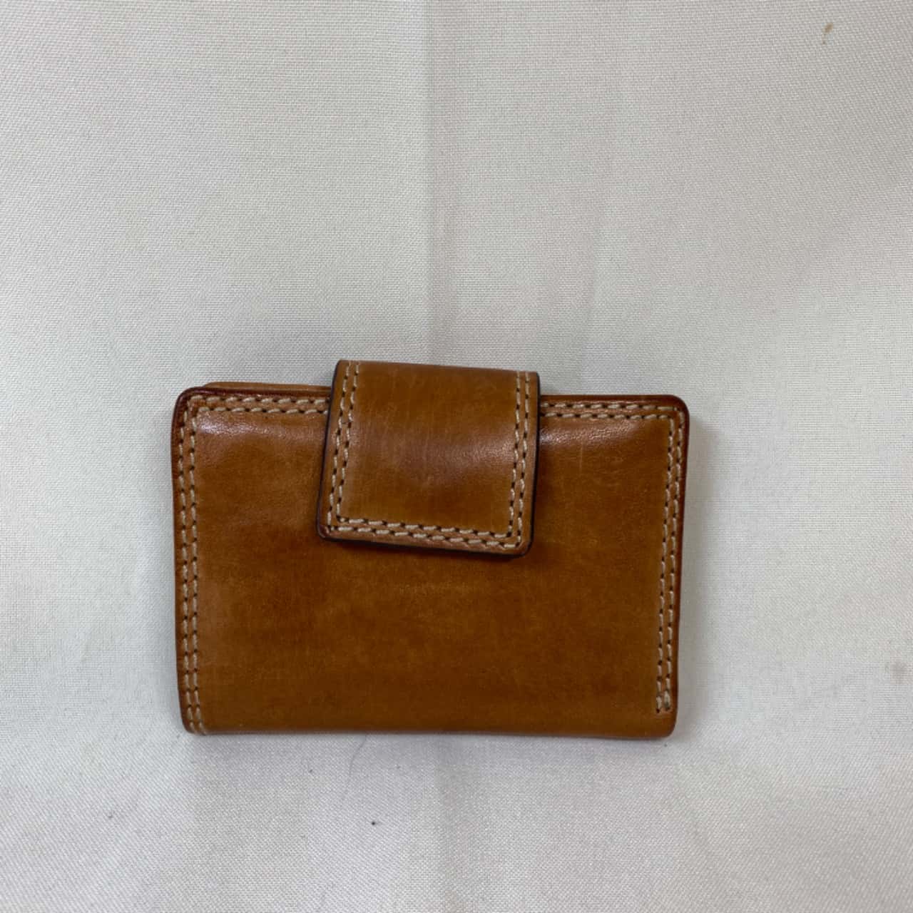 EVITY UNISEX TAN LEATHER CARD HOLDER WALLET(s)