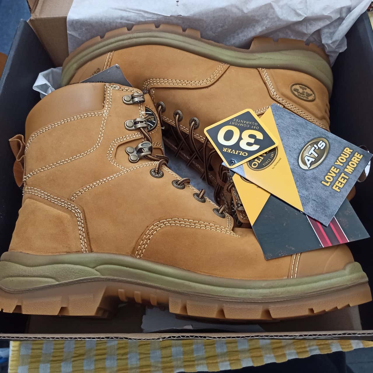 Oliver AT's All Terrain Boots Wheat coloured. New in box with tags ...
