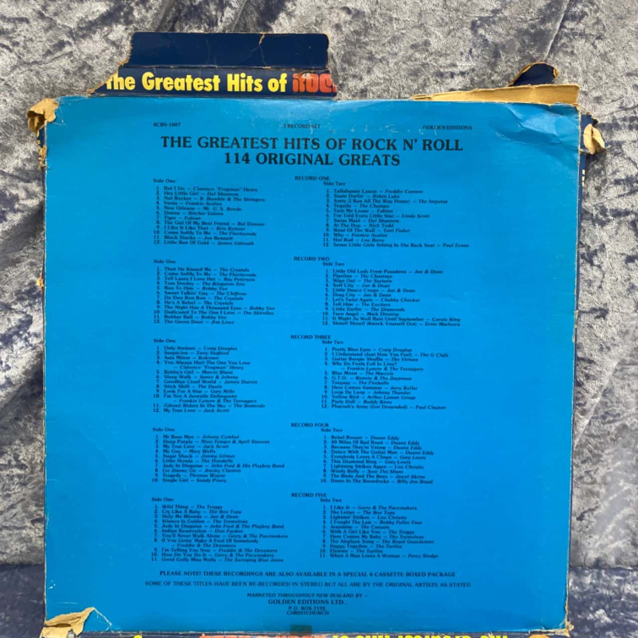 The Greatest Hits of Rock ‘N’ Roll Vinyl Records