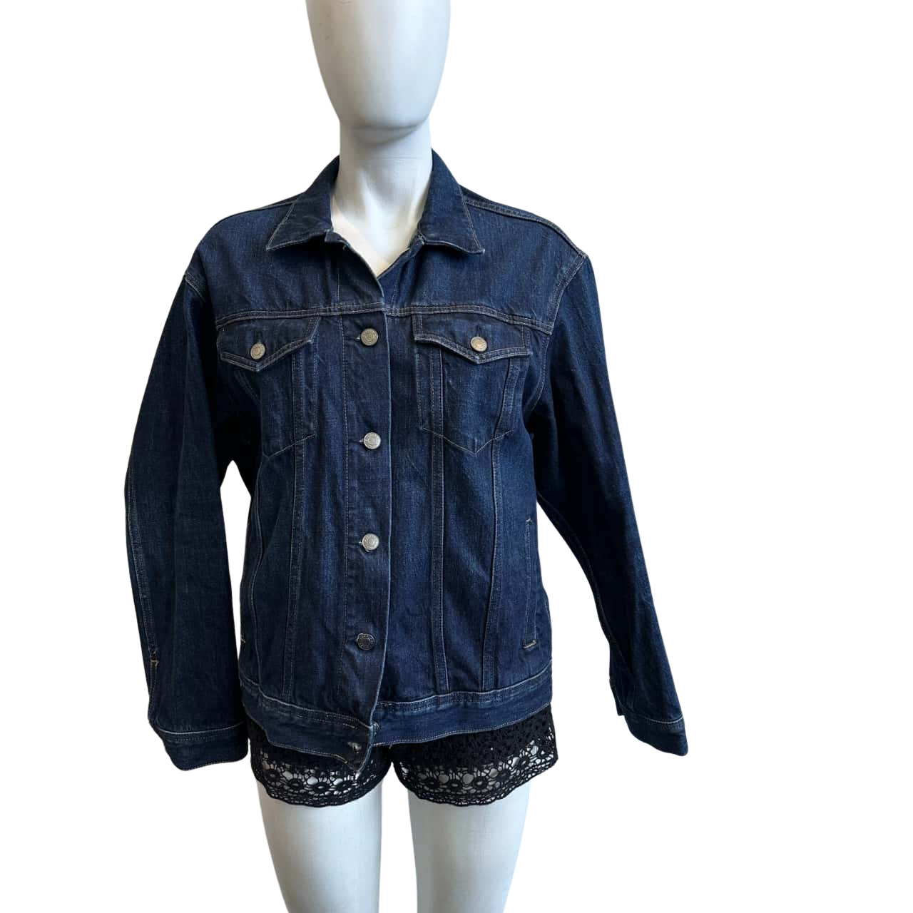 Everlane Women's Size L Denim Jacket Blue (s)
