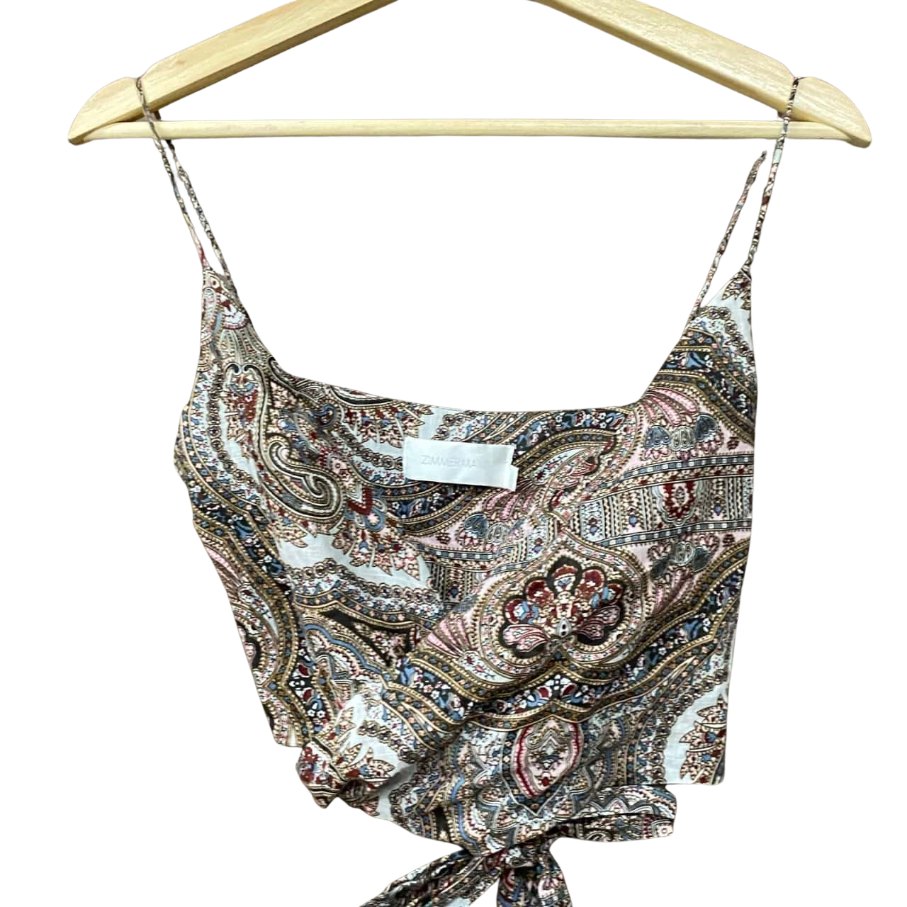 Zimmermann Womens Size 0 Paisley Pattern Wrap Cami Top(s)