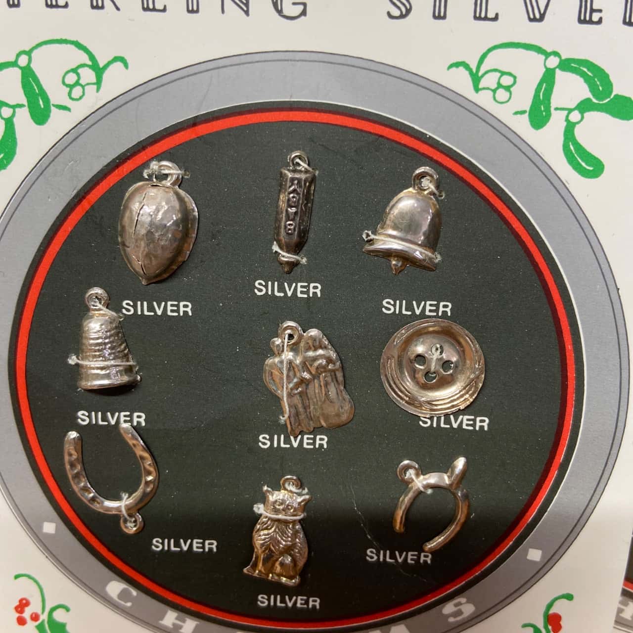 4 x packs of 9 Sterling Silver charms(s)