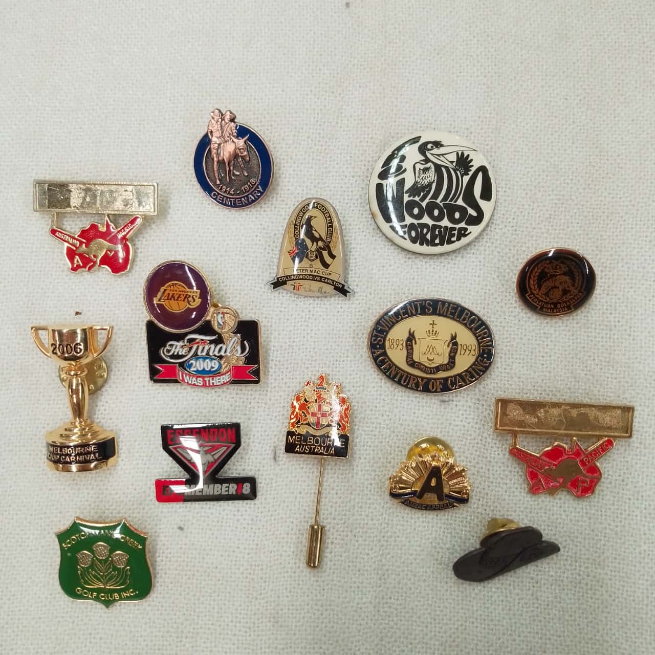 14 Assorted Pins & Badges(s)