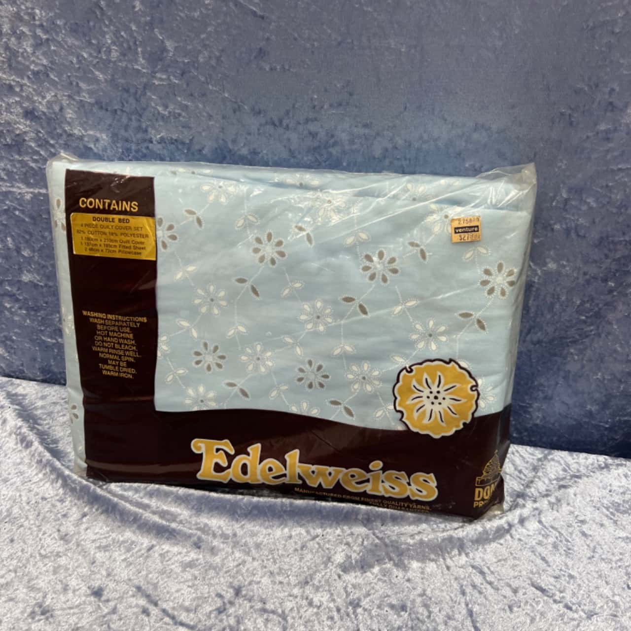 Edelweiss Double Bed 4 Piece Quilt Cover Set (s)