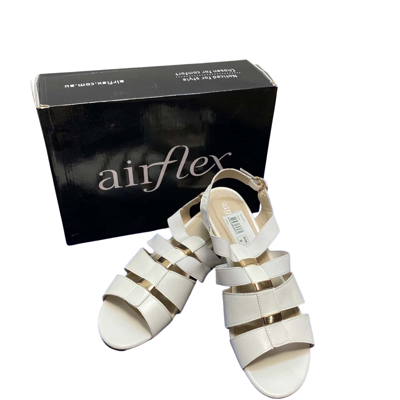 Airflex Womens White Shoes Size 9(s)