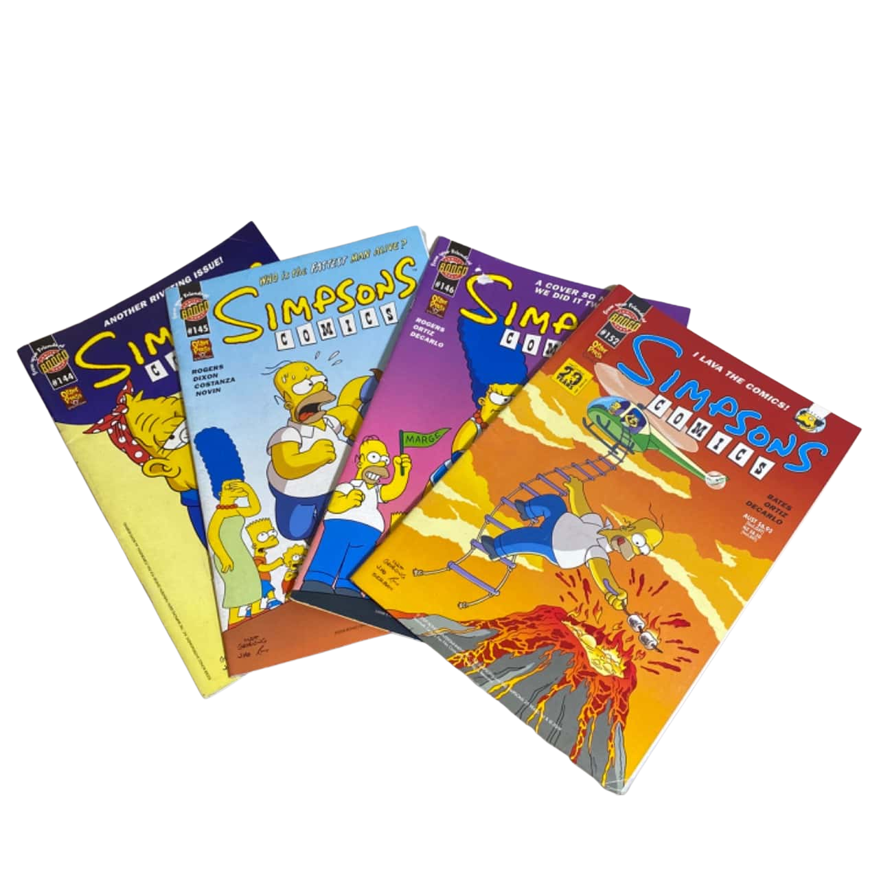 Simpsons Comics Issue- 144, 145, 146, 152(s)