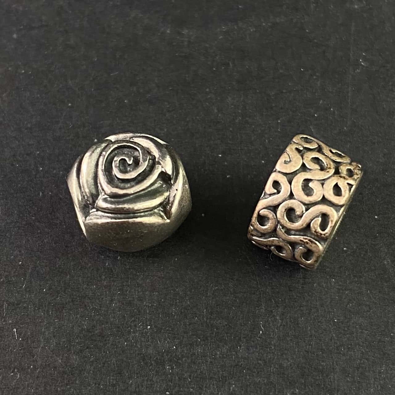 Pandora swirl clip ALE Charm and rose charm Womens (s)