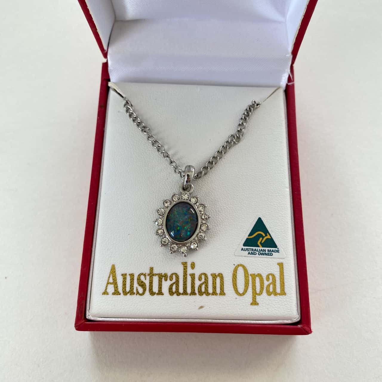 Australian Opal Opal Triplet Necklace (s)