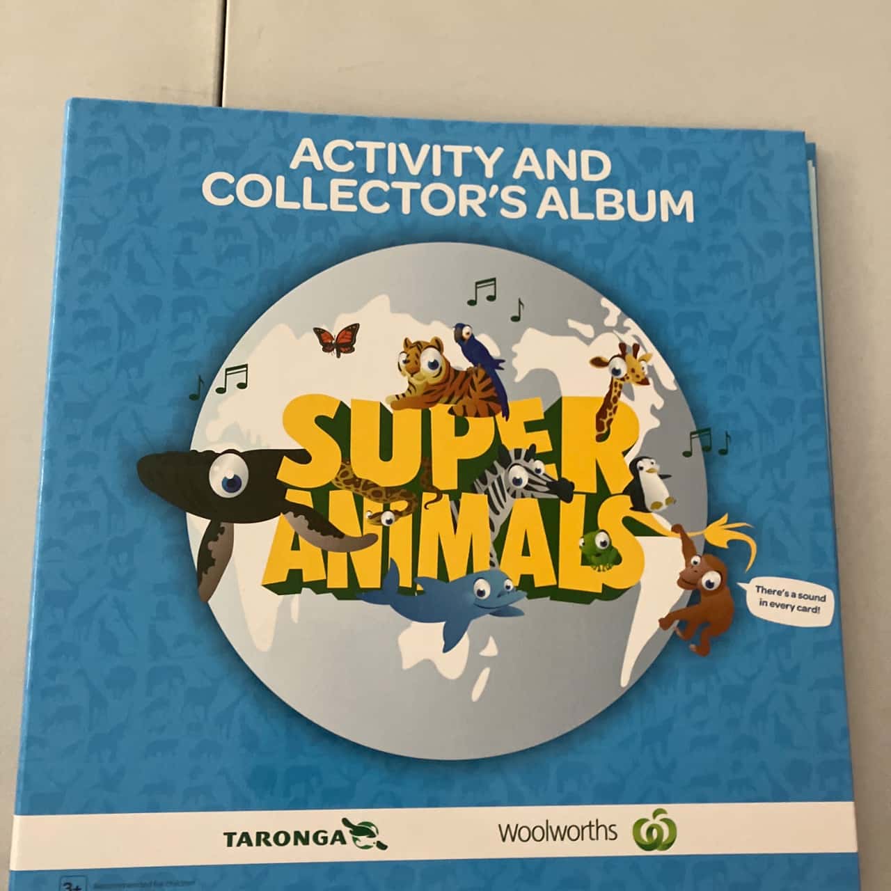 Taronga / Woolworths super animals activity & collector’s album
