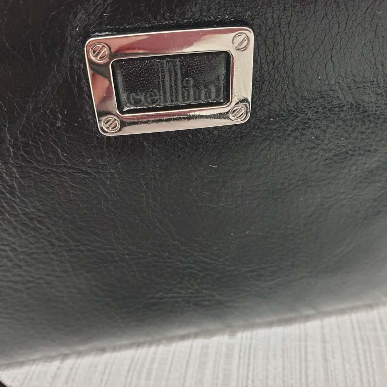 Cellini Gorgeous Black Leather Crossbody Wallet / Small Bag - RRP $169. ...