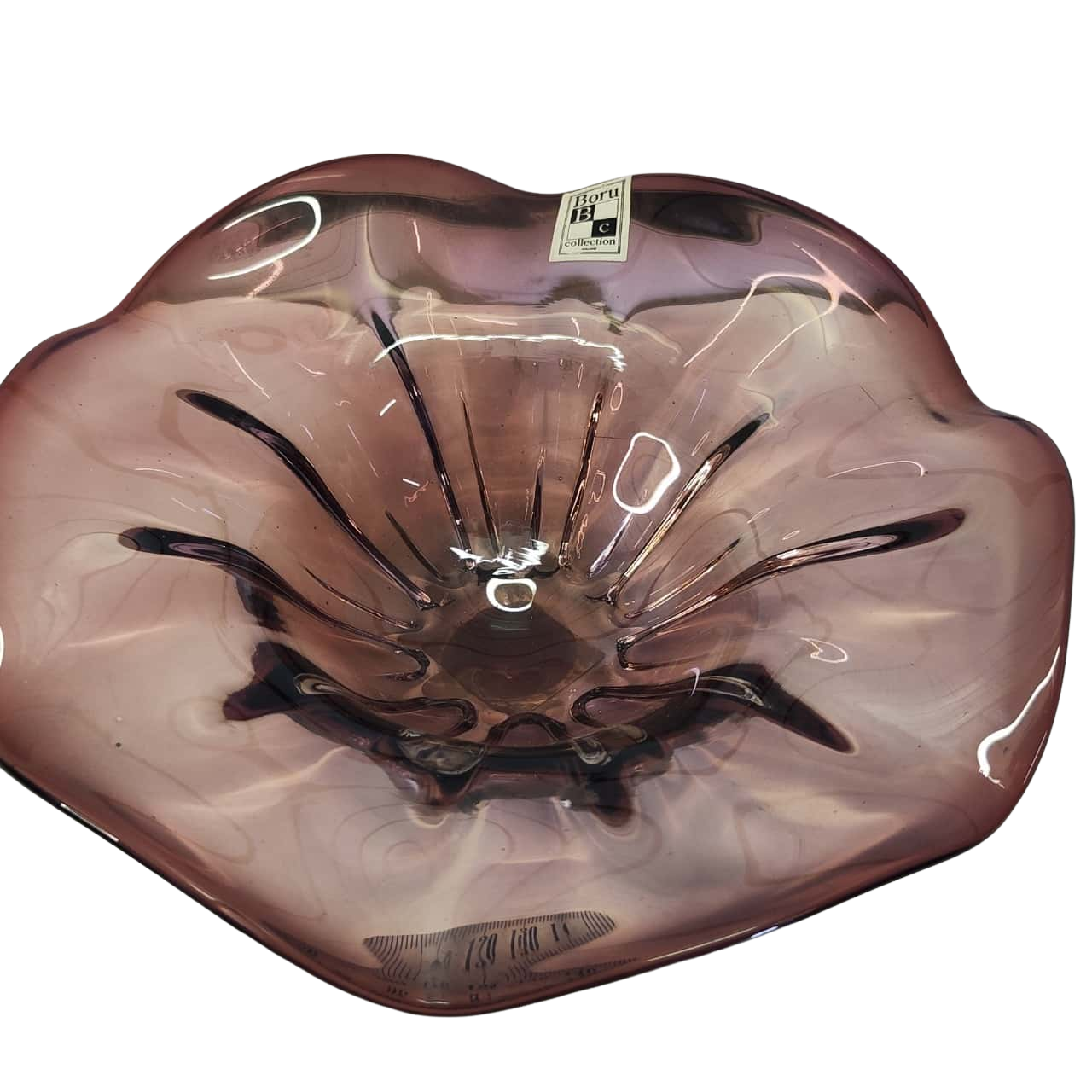 Boru Collection Purple Glass Bowl Made in Holland (s)
