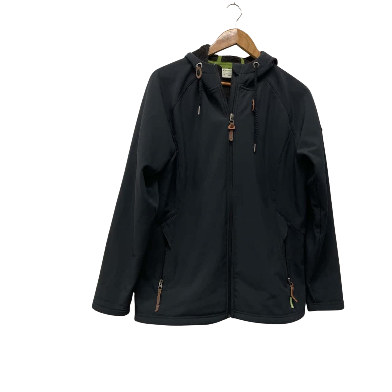 Kathmandu Womens Size 14 Hooded/Winter Jacket Black / Navy Blue (s)