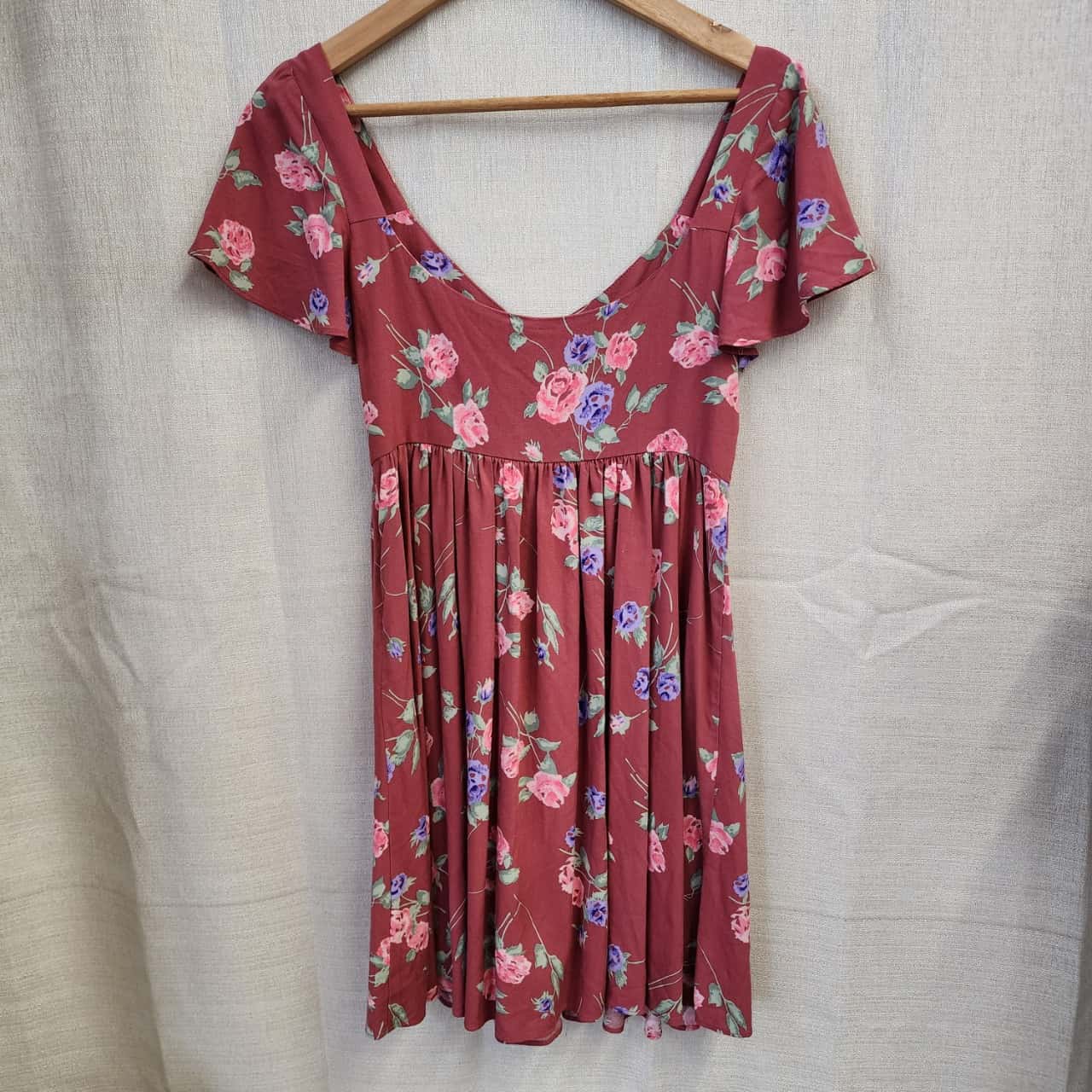 Auguste The Label Womens Size 6 Floral Dress / Mini Dress Floral ...