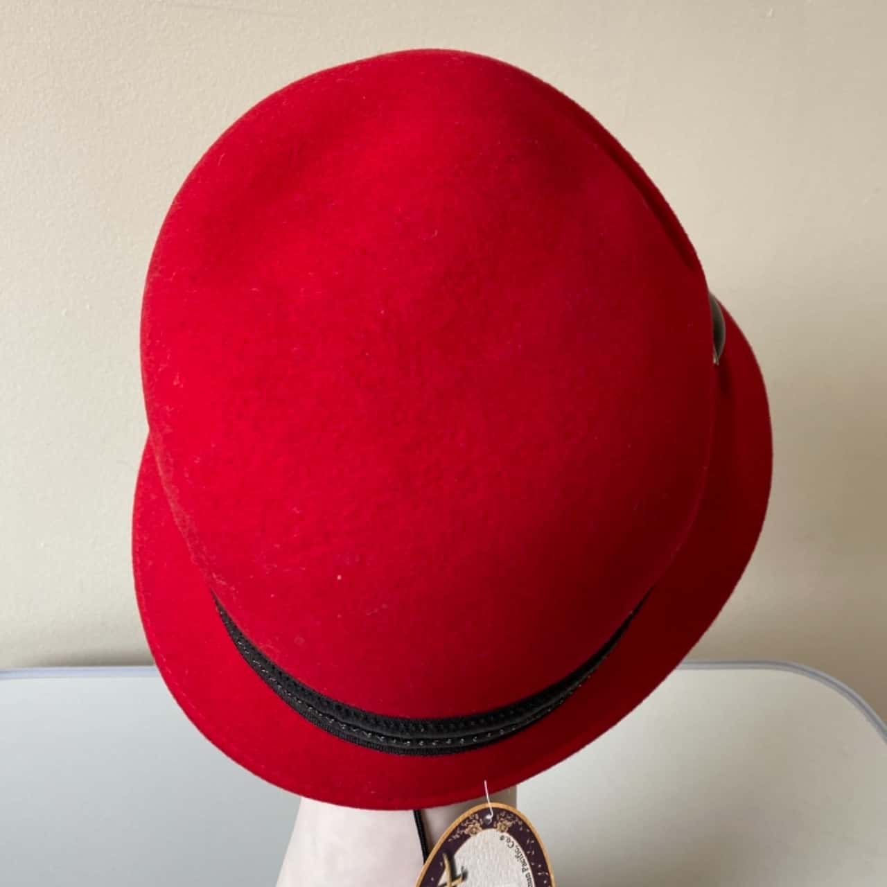 Scala Collezione Women's One Size Retro 1920's Style Red Wool Hat - New ...