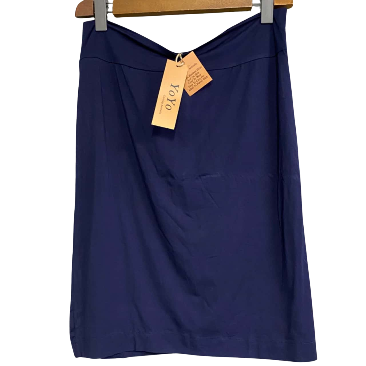 Yo Yo Clothing Australia Womens Size XL Bamboo/ Spandex Tube Skirt Navy ...
