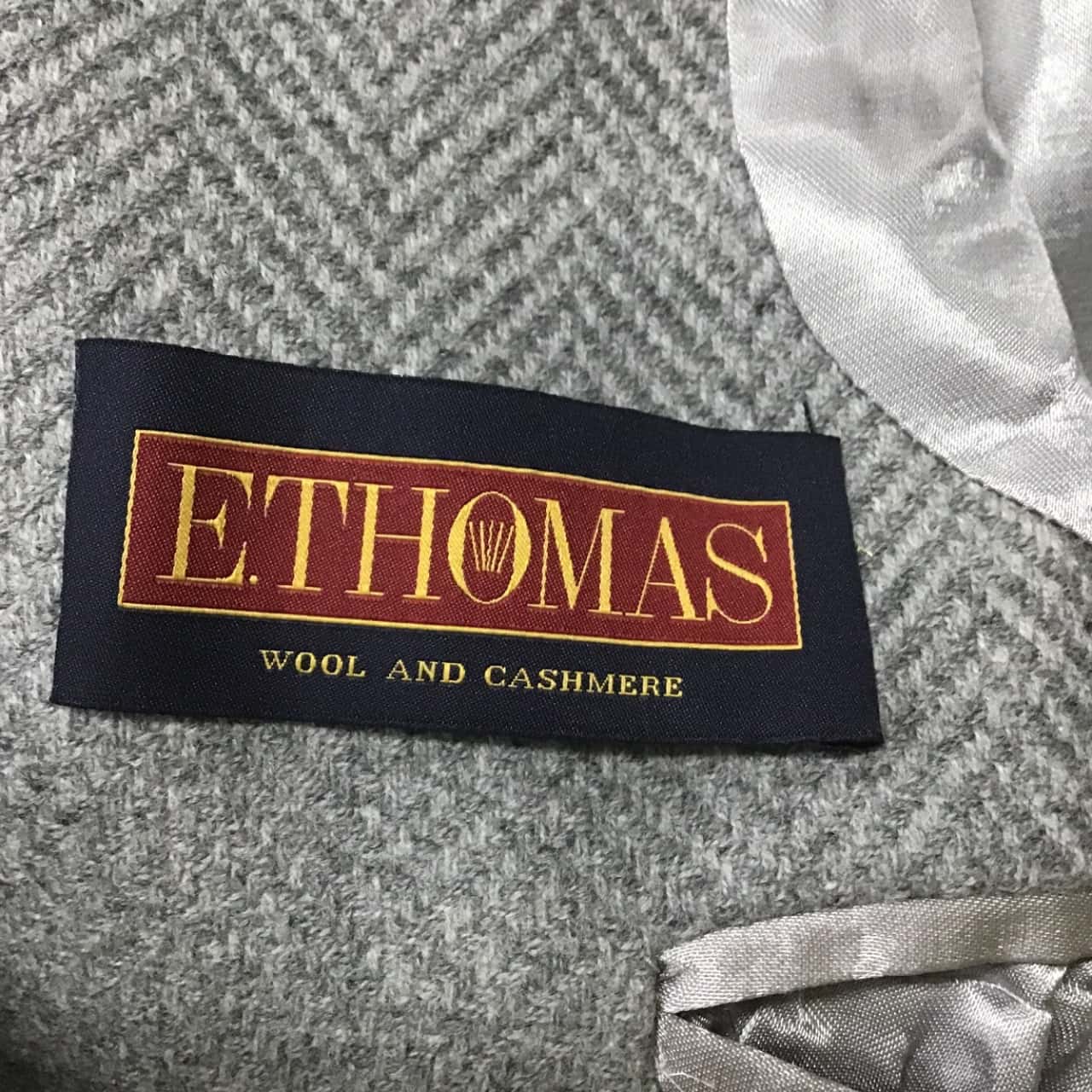 Mens , Gehrich Grey Jacket , Size L Front Zipper (s)