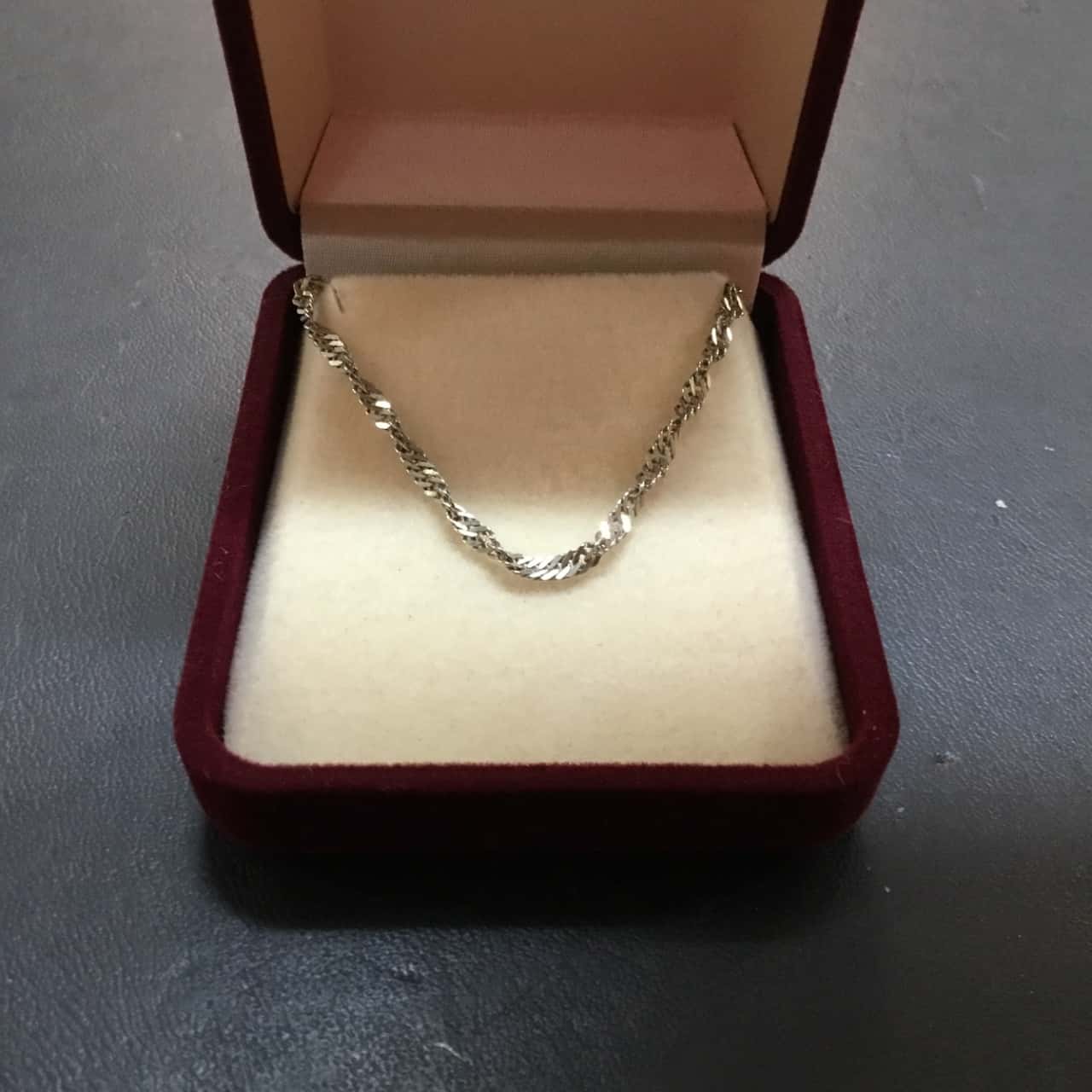 Sterling Silver Diamond Cut Twist Chain (s)